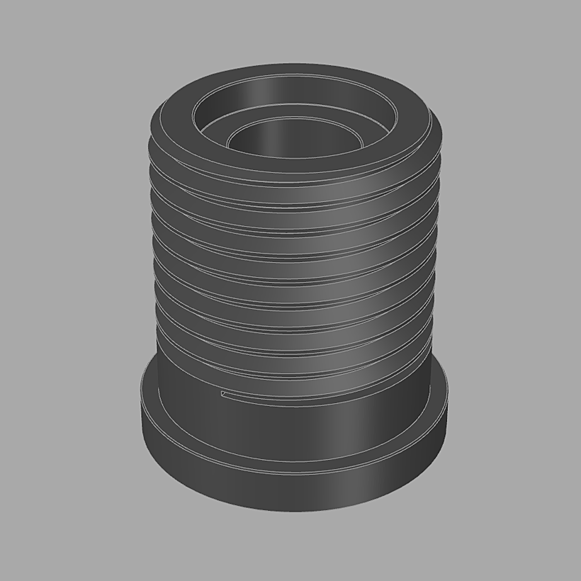 DRS013 - Kraagbus met AKZO 2" M88 buitendraad - INNOCOL