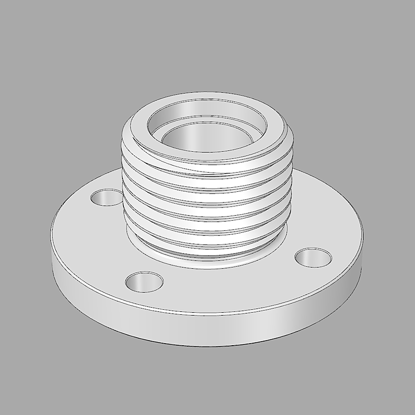 FLK031 - Flange-coupling 2" flange with AKZO 2" M88 left external ...