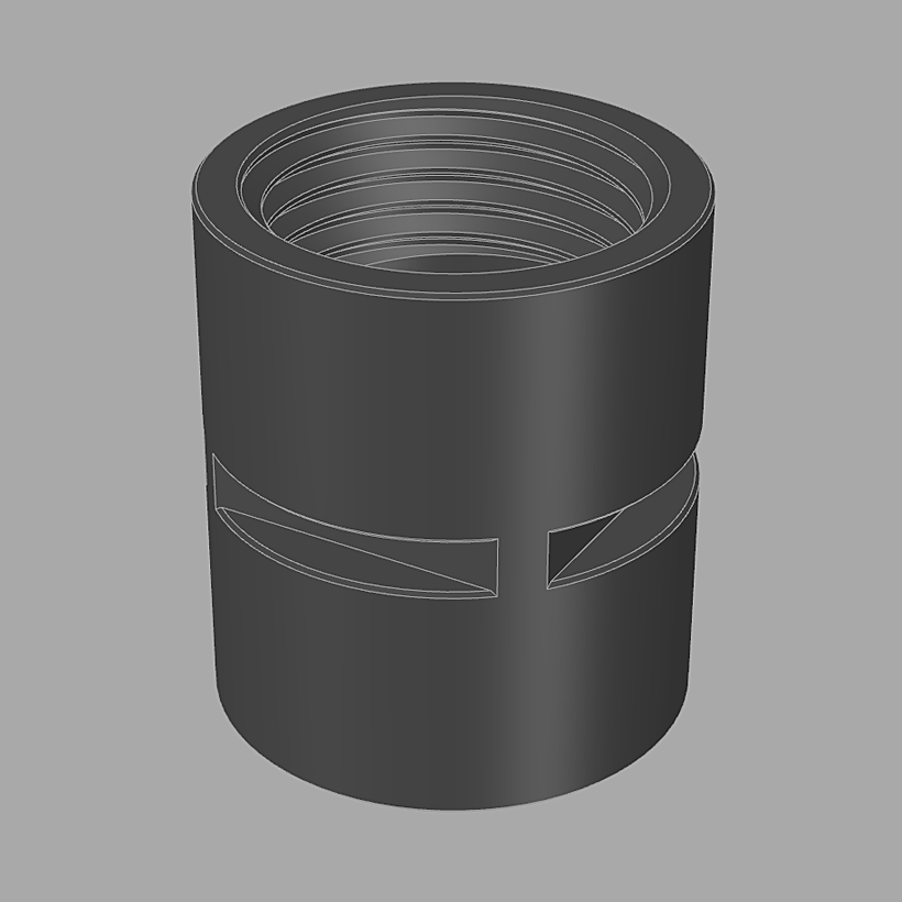 KST020 - Doublesocket AKZO 2" M88 internal - INNOCOL