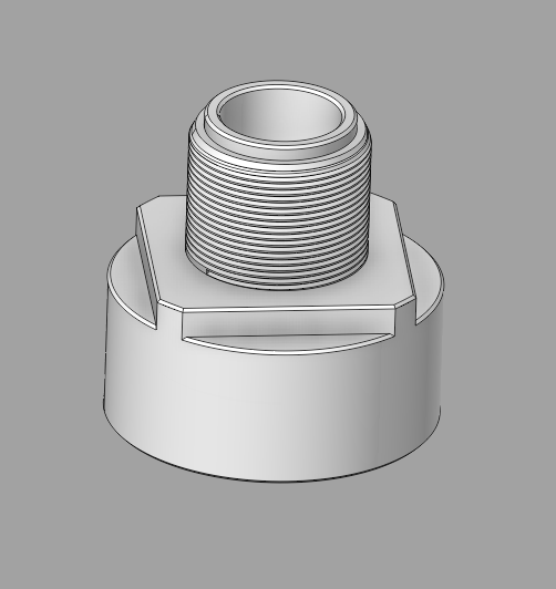 KST052 – Reducingsocket AKZO 2″ M88 left hand internal to BSP 2″ hand ...